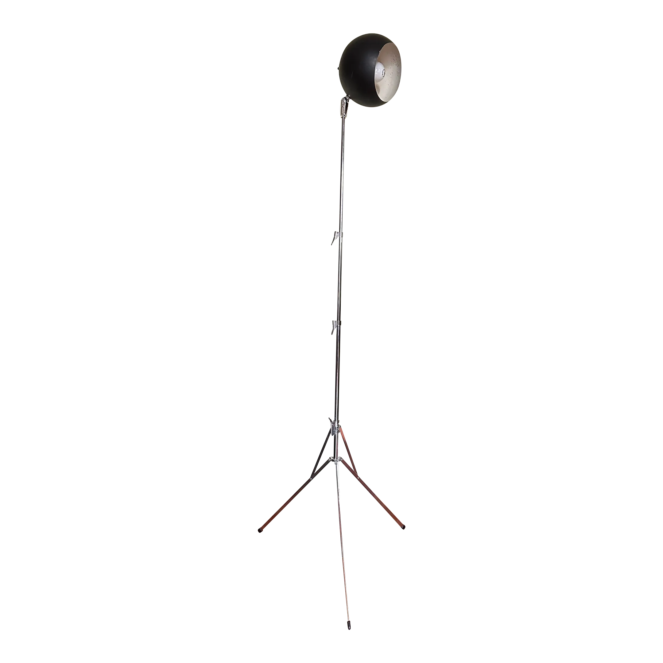 Mid Century Robert Sonneman Telescoping Globe Spot Floor Lamp | Chairish