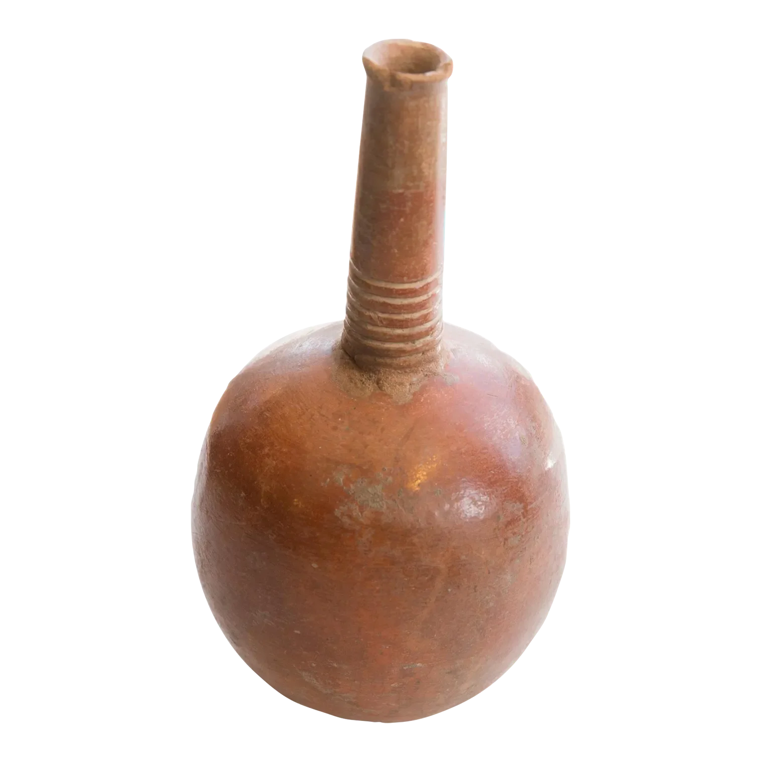 Antique North African Red Slip Ware Vase | Chairish