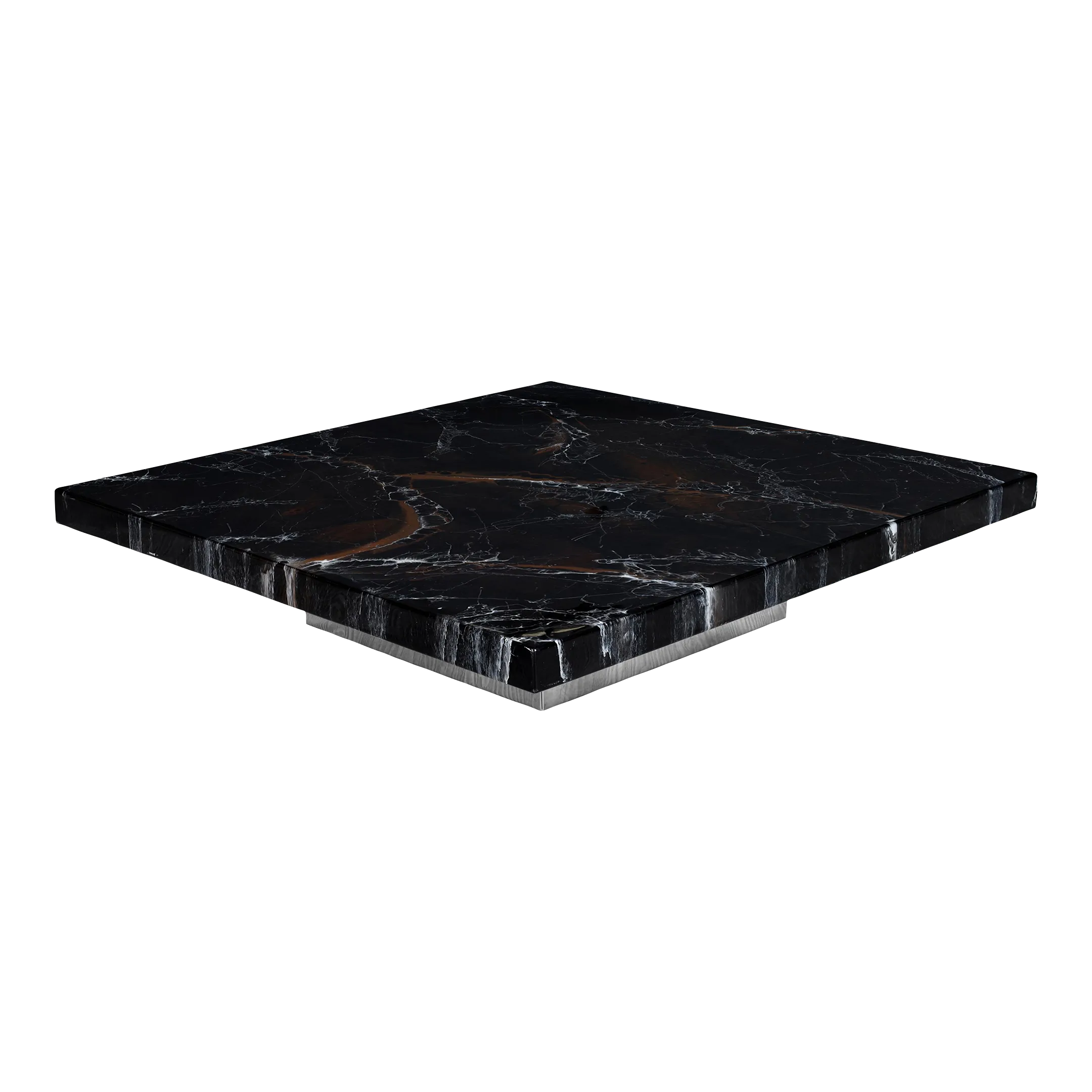 Italian Modernist Faux Marble Cocktail Table by Willy Rizzo | Chairish