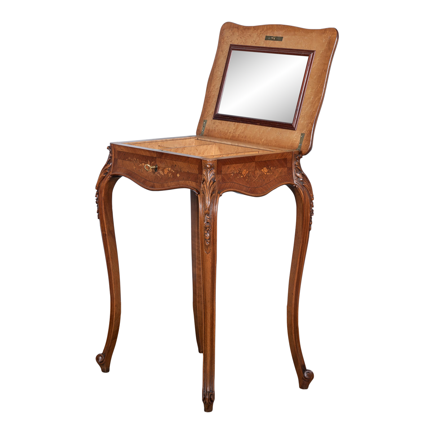 19th Century French Louis Philippe Travailleuse or Vanity | Chairish