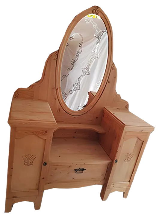Antique Softwood Ladies Dressing Table | Chairish