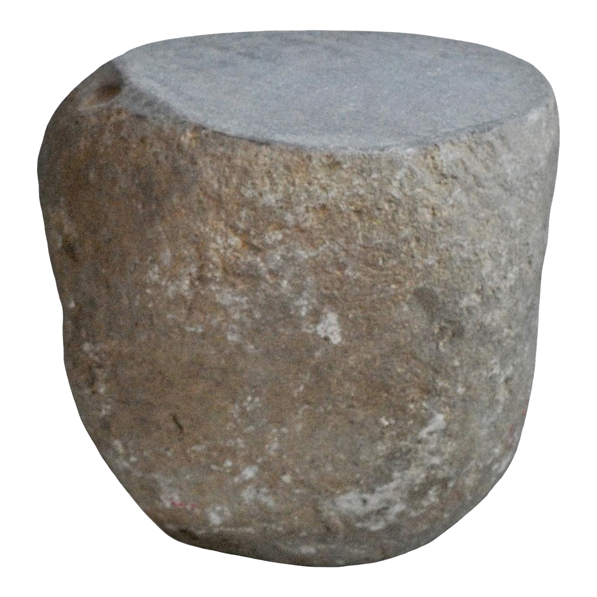 Stone Boulder Outdoor Stool / Side Table | Chairish