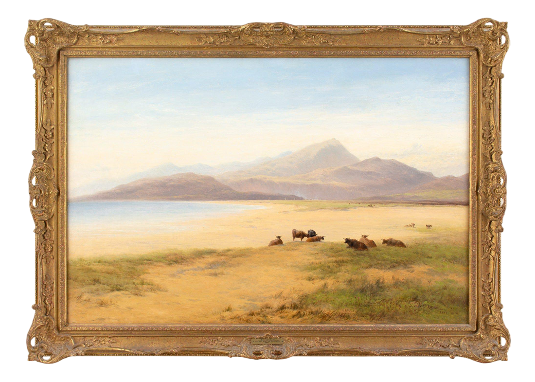 Alfred Walter Williams, Barmouth Sands, North Wales, 1800s, Oil ...