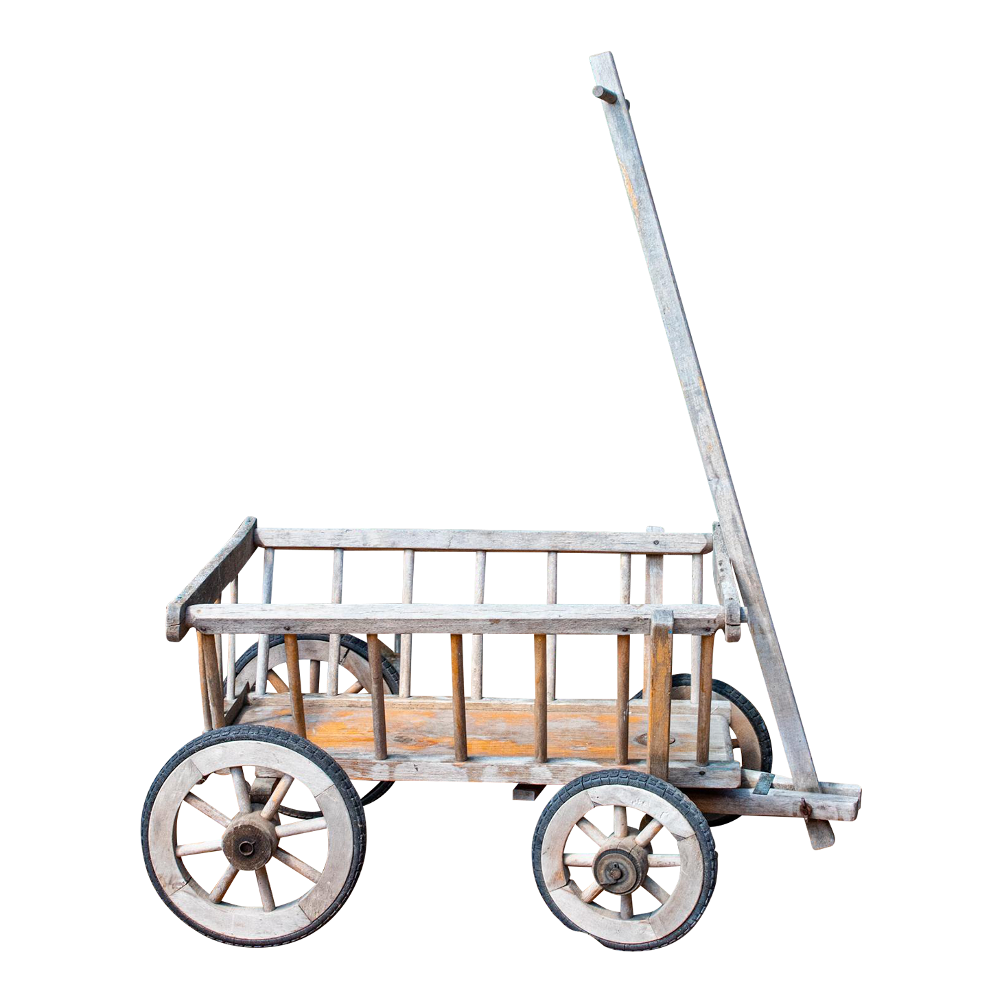 Farm Cart 1950s Grey & Natural | Chairish