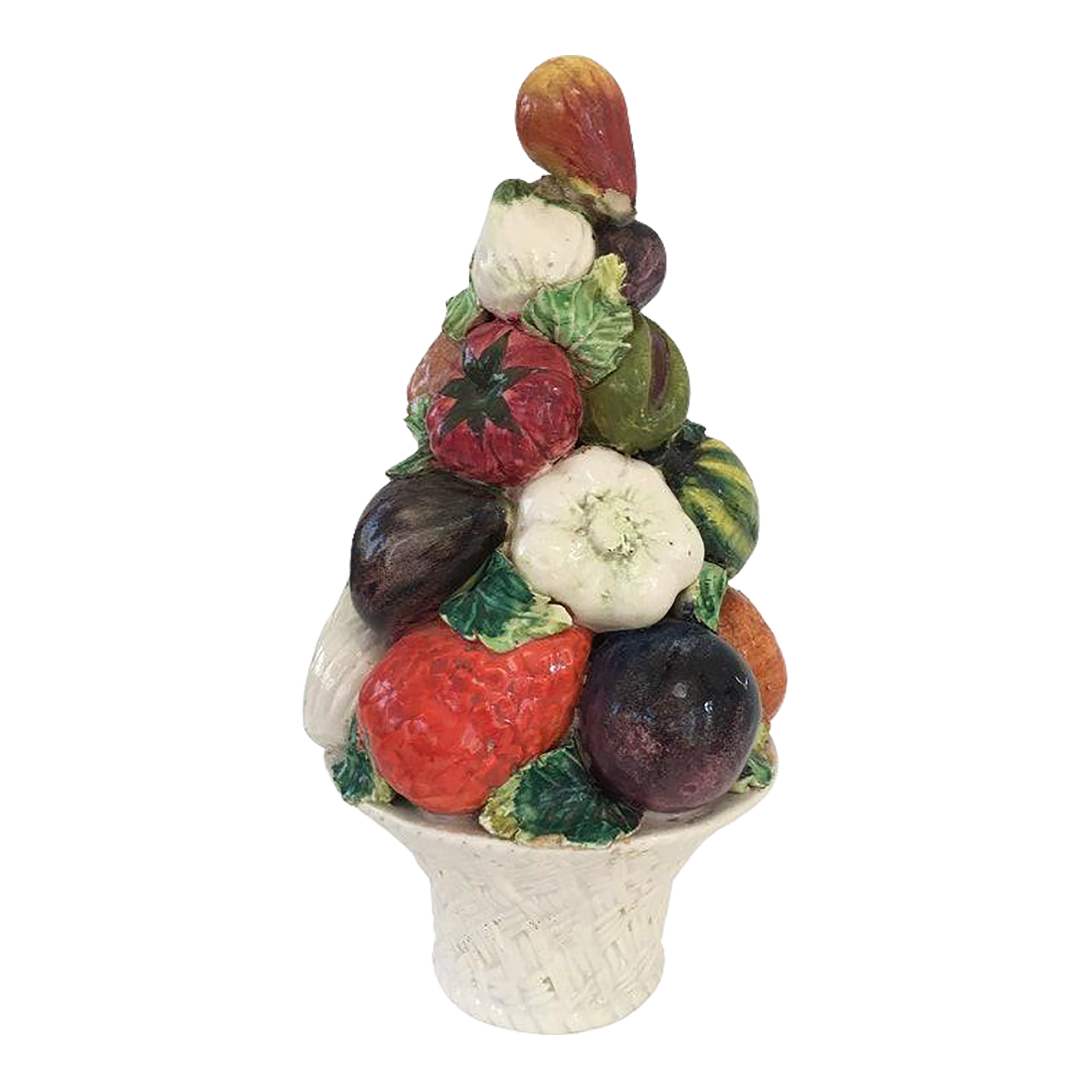 Vintage Fruit and Vegetable Topiary | Chairish