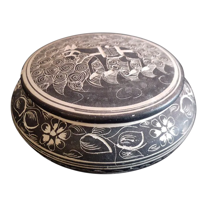 1960s Vintage Hand Crafted Trinket Box Cyprus | Chairish