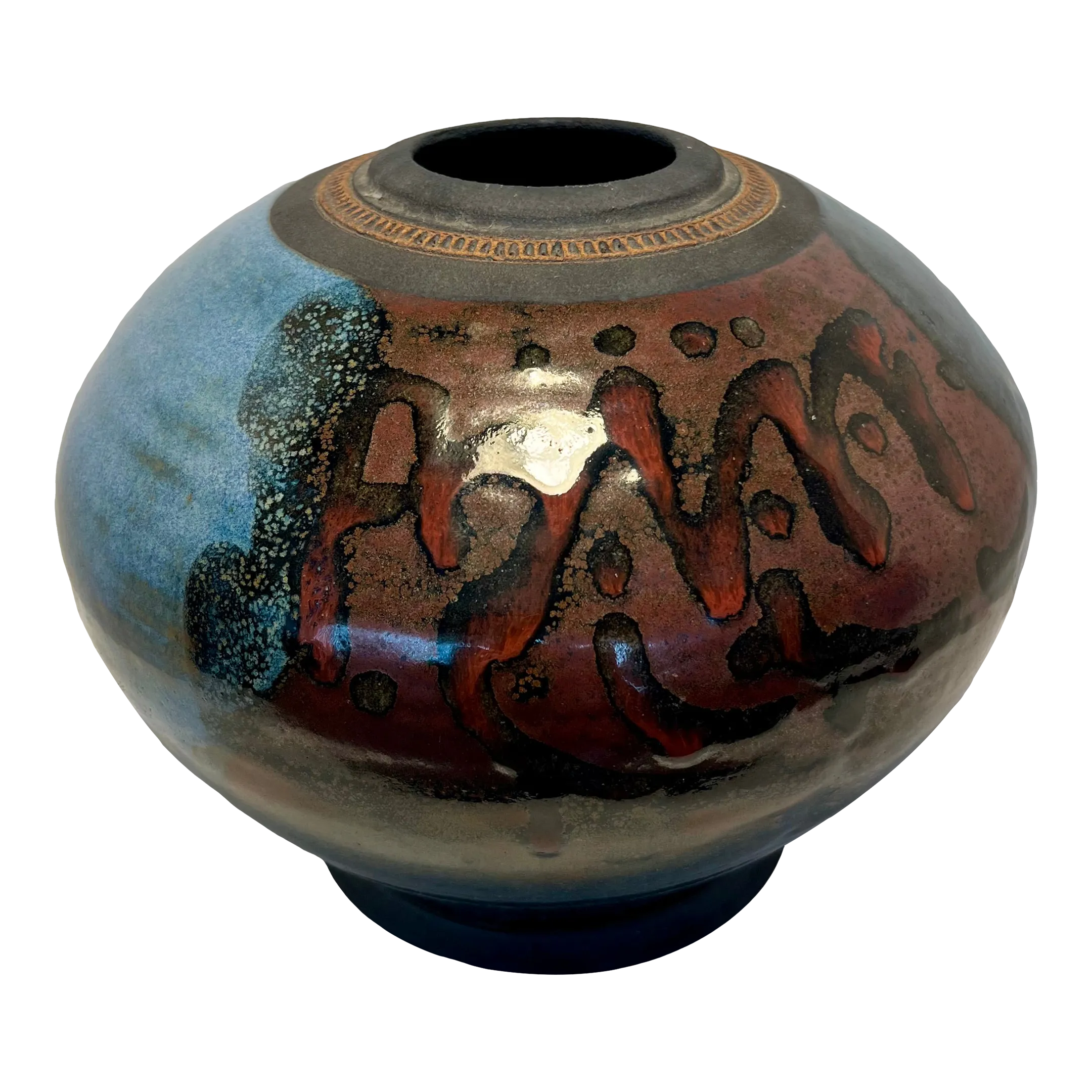 Vintage Studio Art Pottery Vase by California Artist Terry Myhren ...
