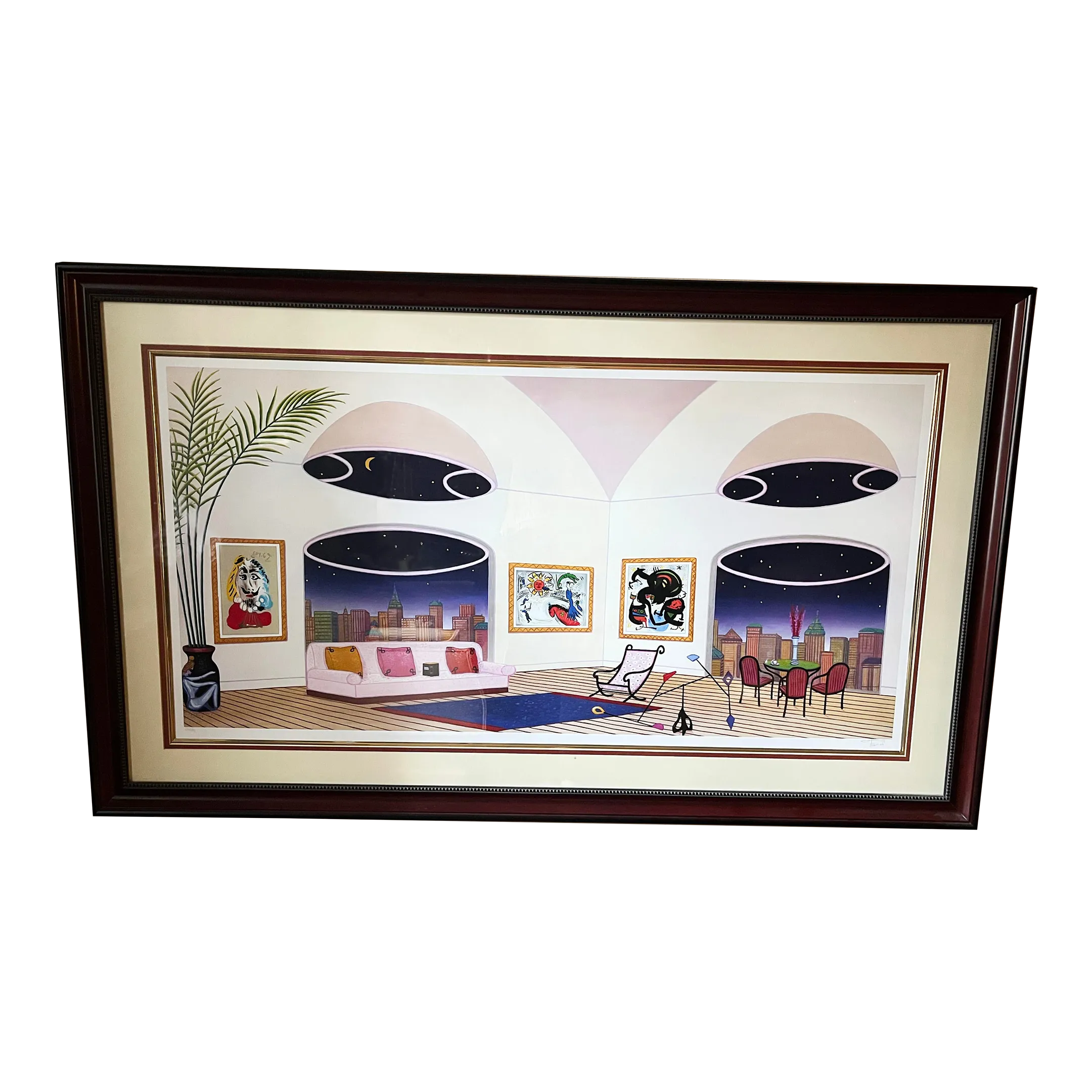 Postmodern Fanch (Francois Ledan) Serigraph, Signed & Numbered | Chairish