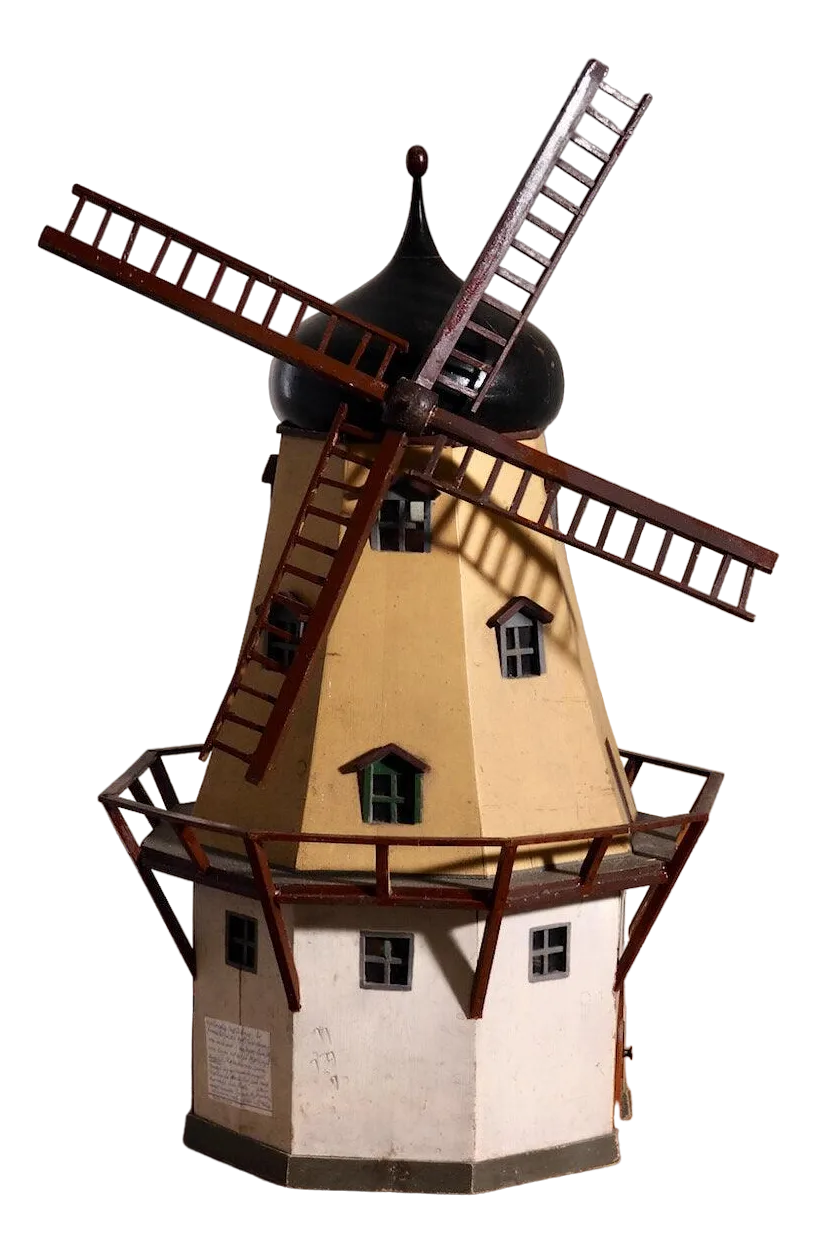 Early 20th Century Model Windmill | Chairish