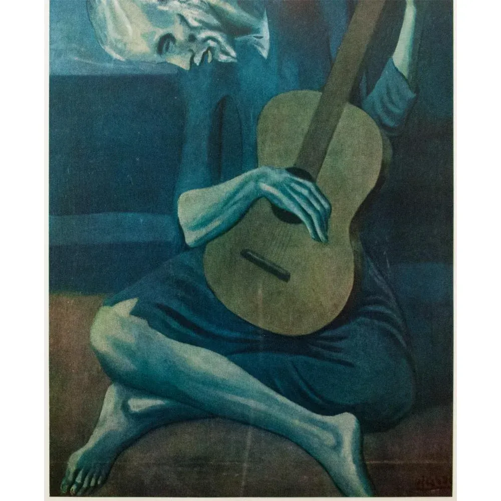 Pablo Picasso Blue Period Guitar