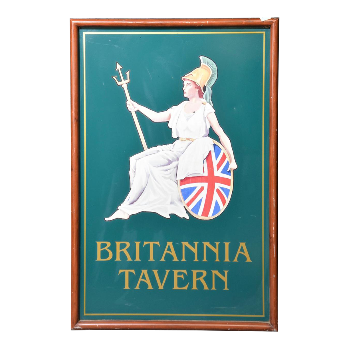 Vintage Double Sided English Pub Sign | Chairish