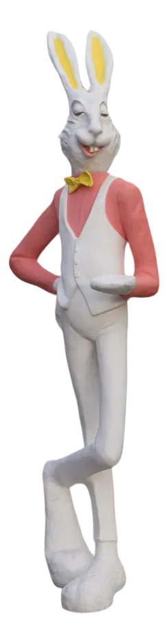 Large White Rabbit, 1960s | Chairish