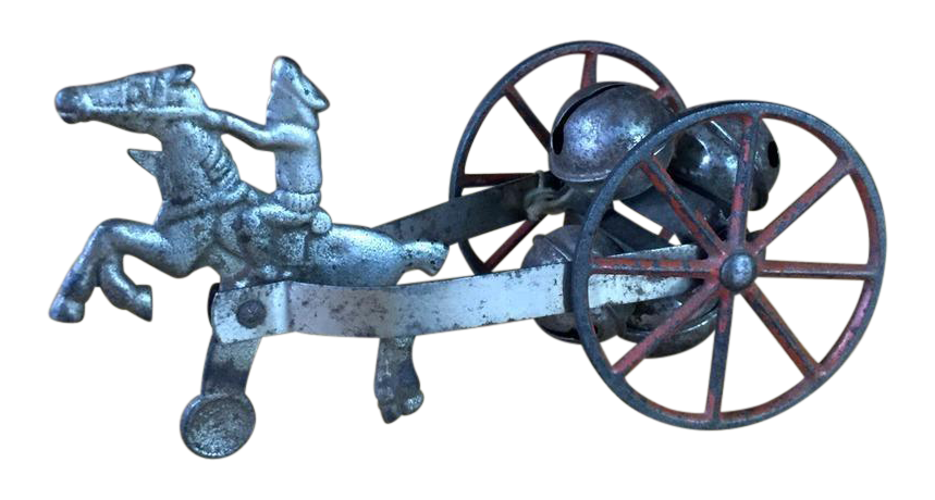 Antique Pony Express Rider Toy | Chairish