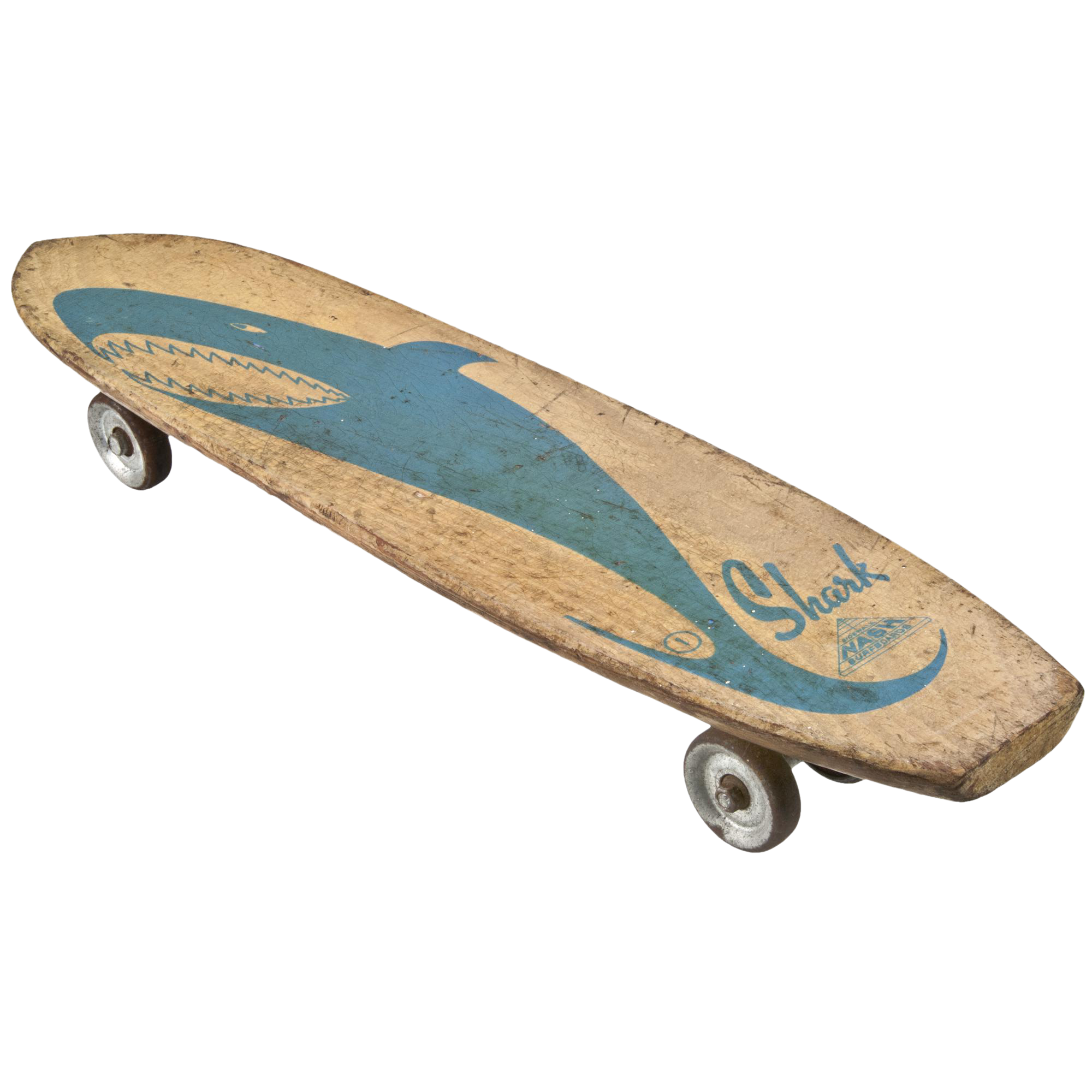 Vintage 1960s Nash Blue Shark Skateboard | Chairish Vintage 1960s Nash Blue Shark Skateboard | Chairish