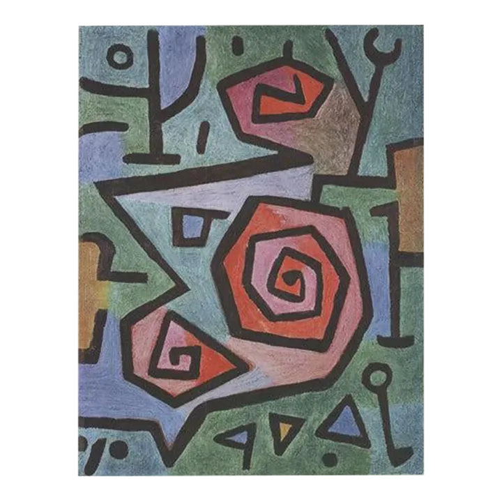 Paul Klee Heroic Roses, 1990 | Chairish