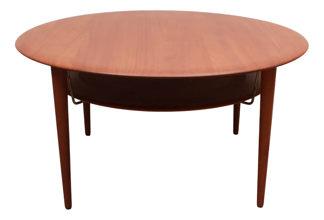 Danish Coffee Table in Teak by Peter Hvidt & Orla Mølgaard-Nielsen for ...