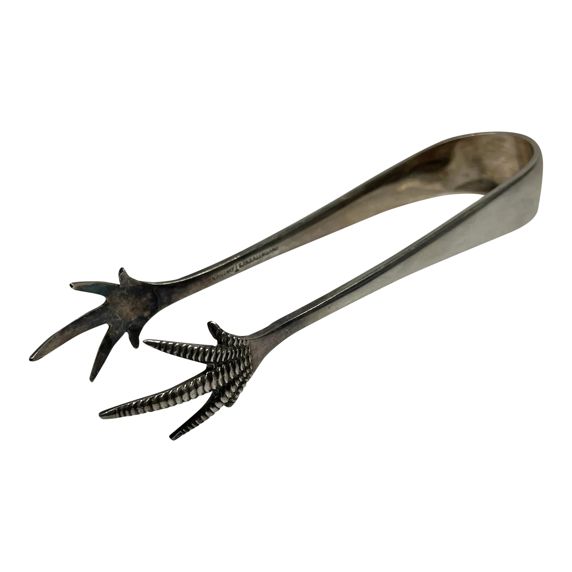 Antique Silver Plate Bird Talon Sugar Nips/Tongs Made by Kingsway in ...
