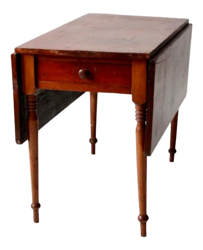Antique Drop Leaf Console Table | Chairish