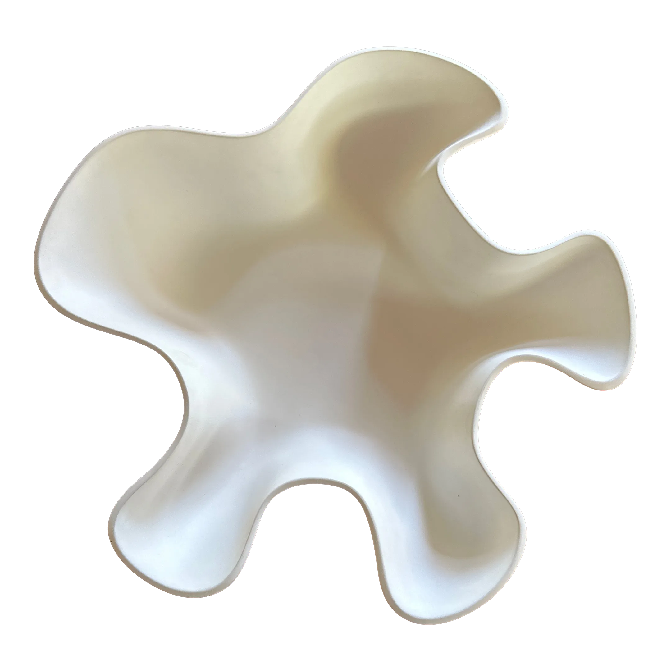 Vintage Modernist Amoeba Shaped Decorative Bowl | Chairish