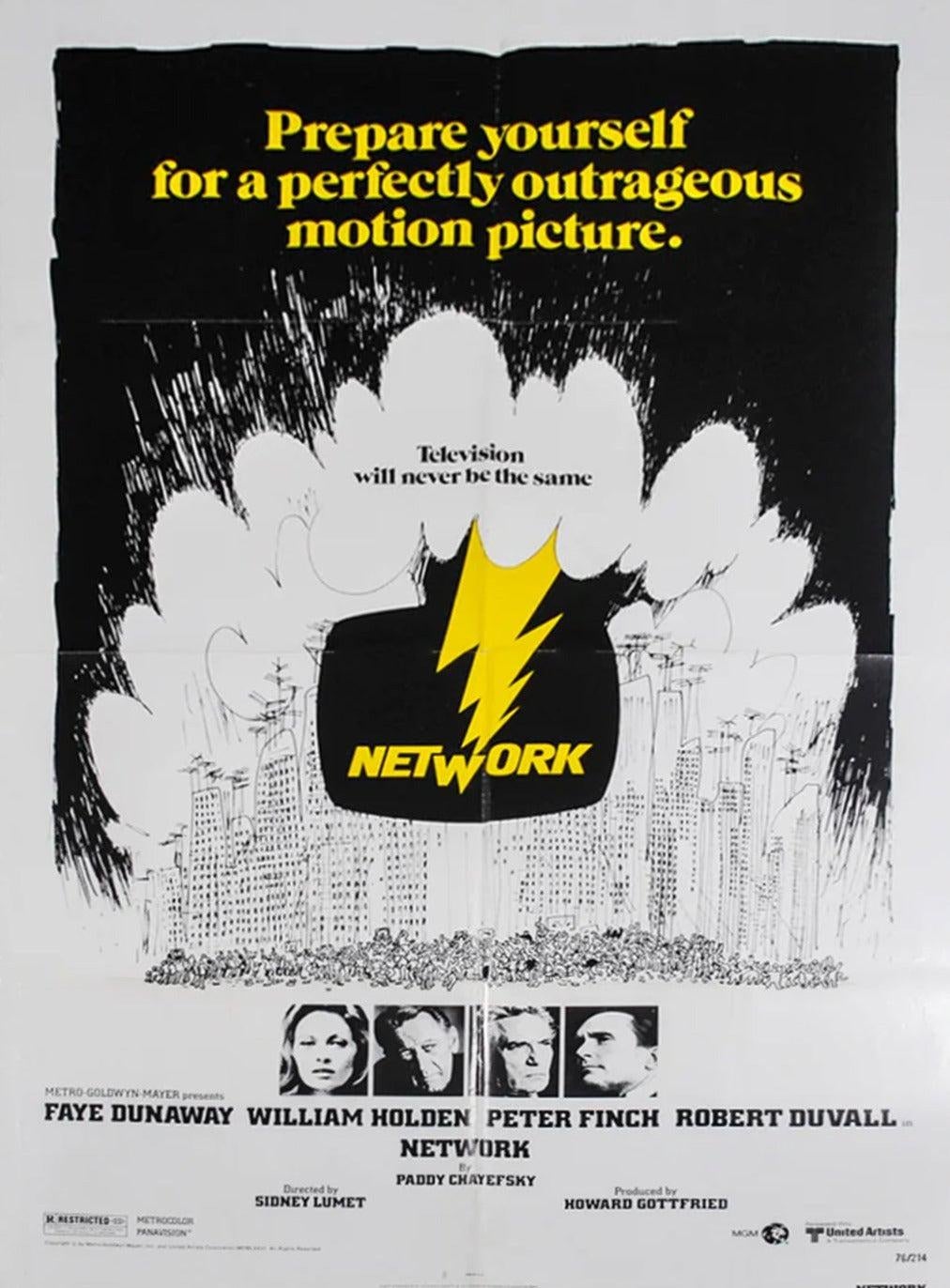 1976 Network Poster | Chairish