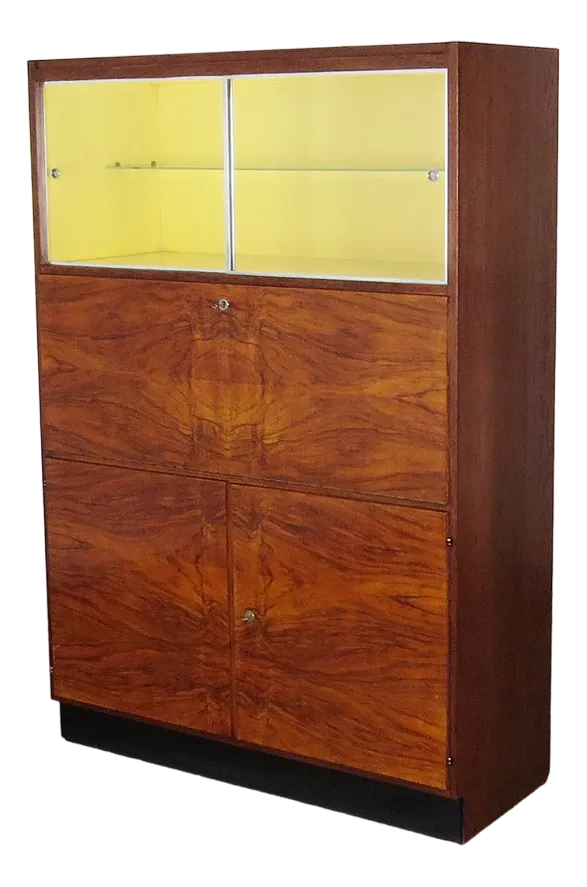 Bar Cabinet by Jindřich Halabala for Up Závody, 1930s | Chairish