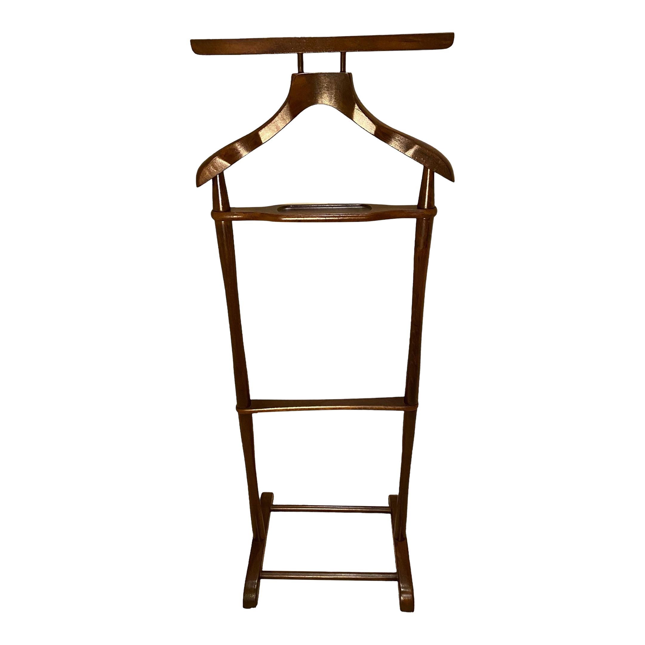 1960s Solid Mahogany Butler/Valet Stand | Chairish