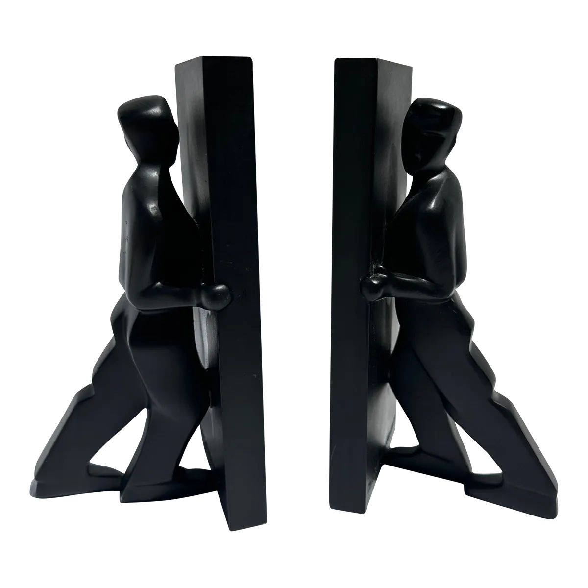 Chris Collicott Leaning Men Bookends-A Pair | Chairish