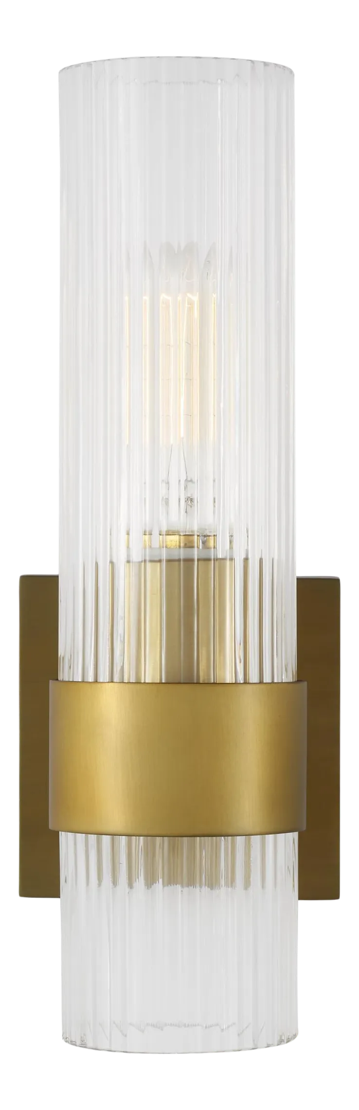 Chapman & Myers by Visual Comfort Studio Geneva Sconce, Brass | Chairish