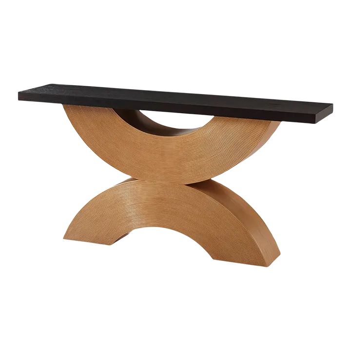 Modern X Console | Chairish