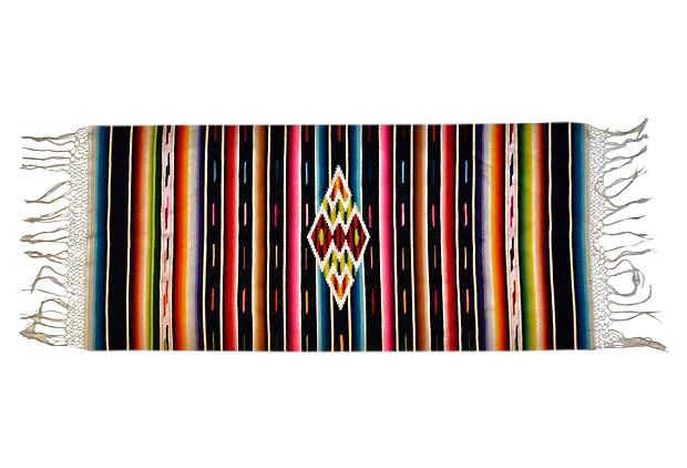 Mexican Saltillo Serape | Chairish