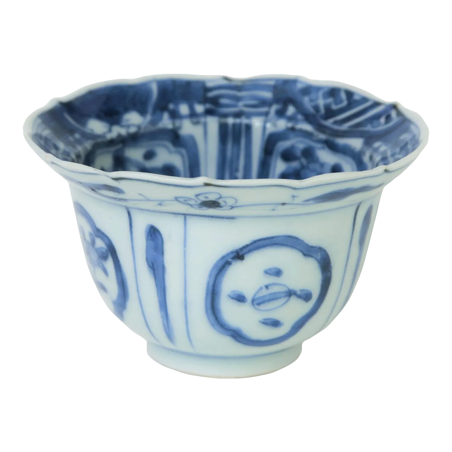 17thC. Chinese Ming Wanli "Crow" Cup | Chairish