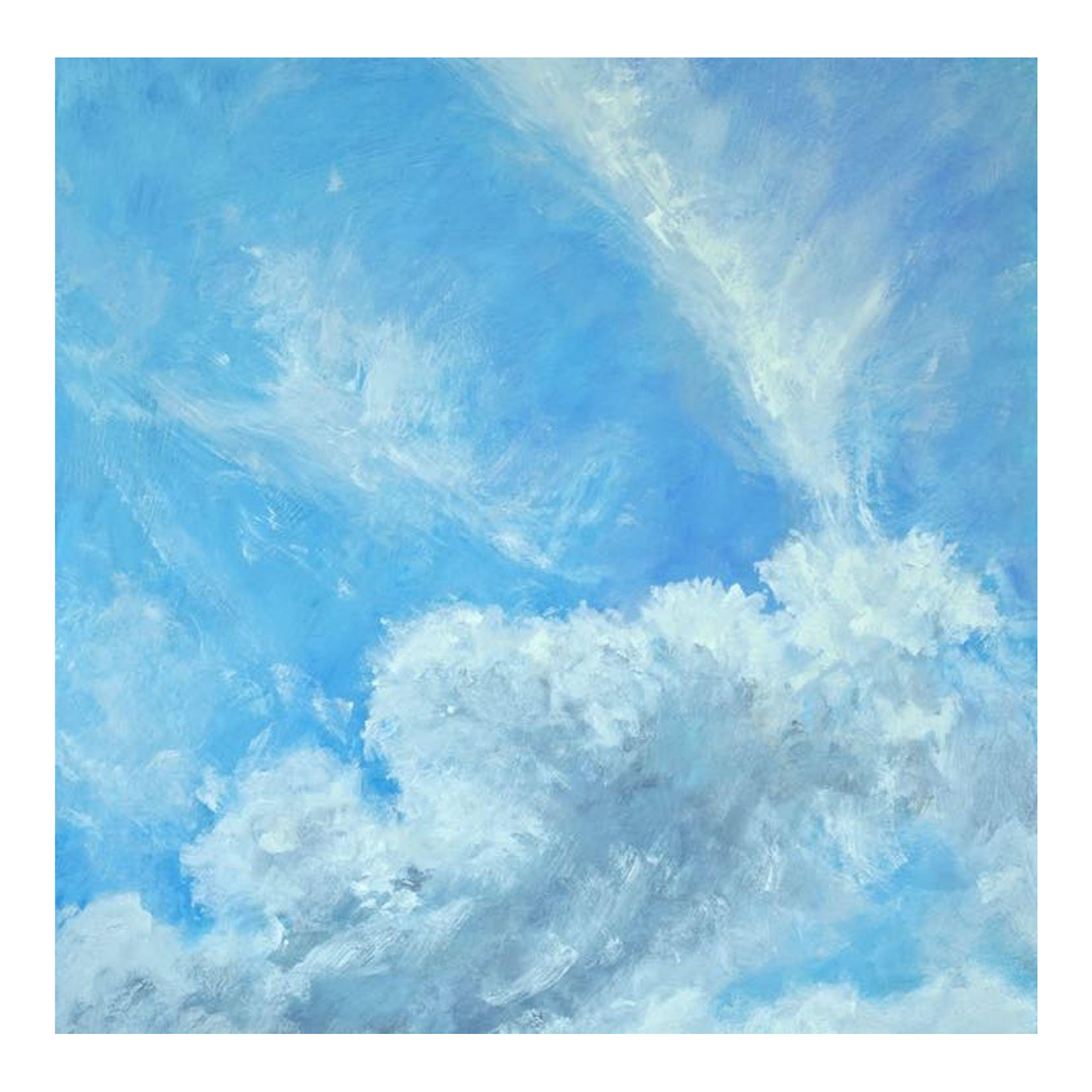 Wispy Clouds-Contemporary Oil Painting by Rich Gombar | Chairish