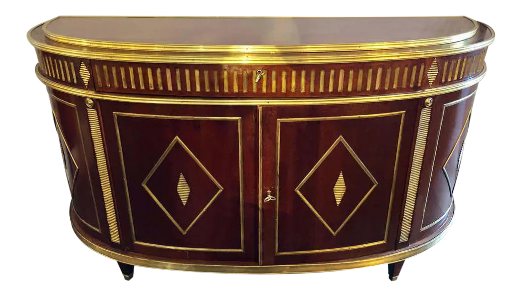 Metal Demilune Console Cabinet | Cabinets Matttroy