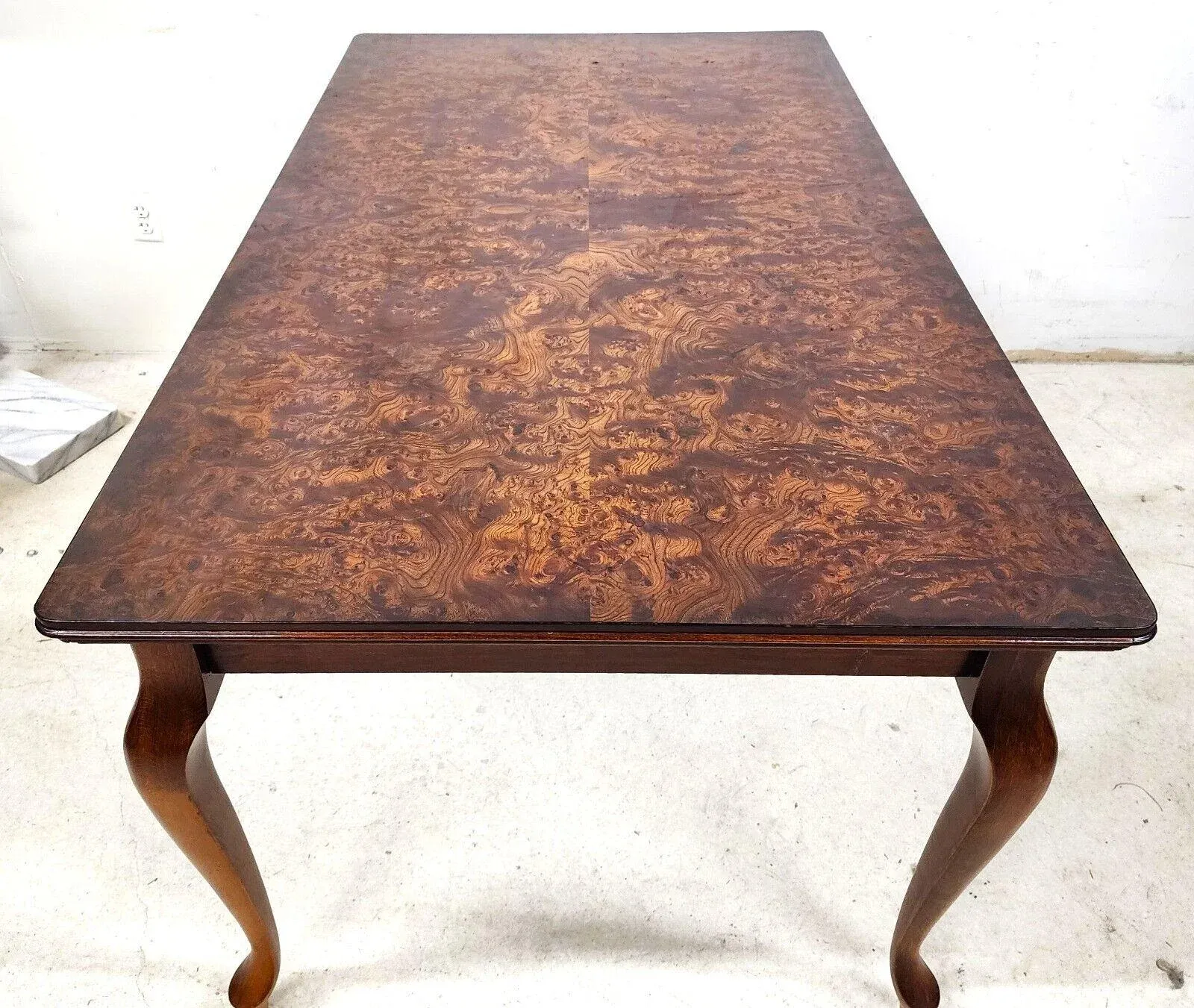 French Dining Table Birdseye Maple Extendable