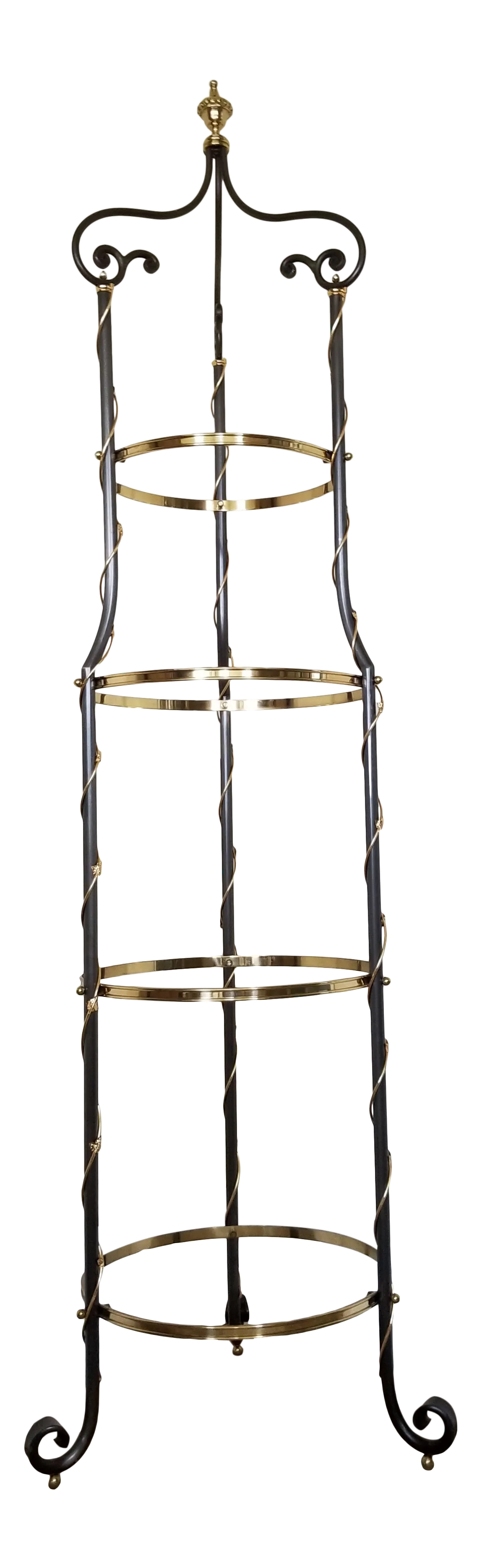 Round Glass Tiered Display | Chairish