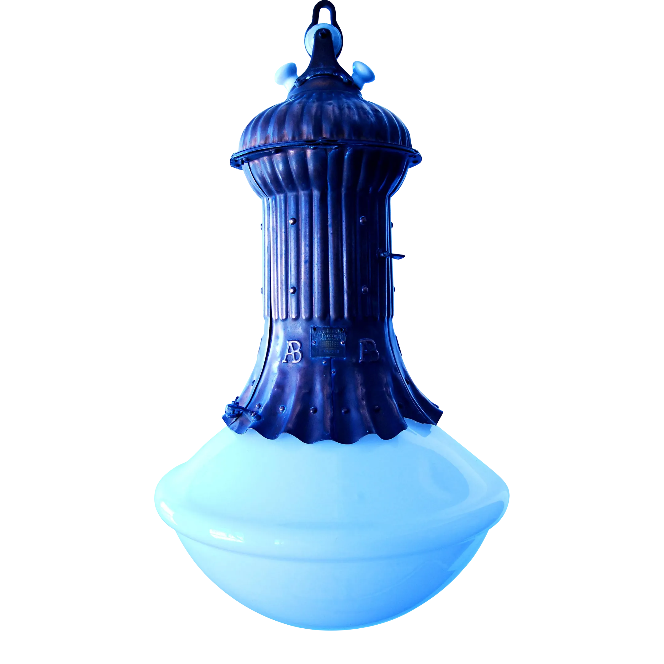 Late 19th Century Adams Bagnall Street Pendant With Schoolhouse Shade ...