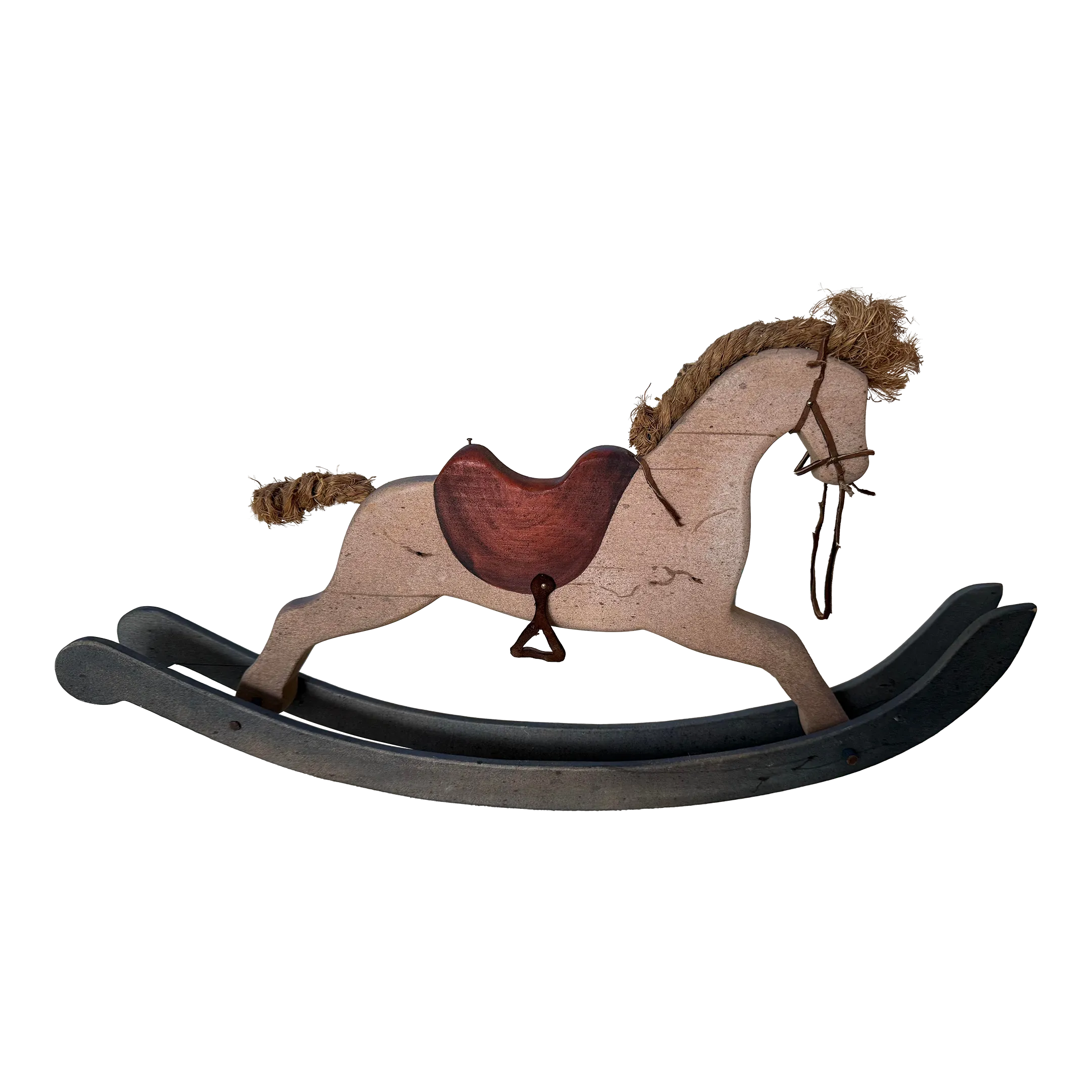 Decorative Rocking Horse by Paul Wittstock, 1980s | Chairish