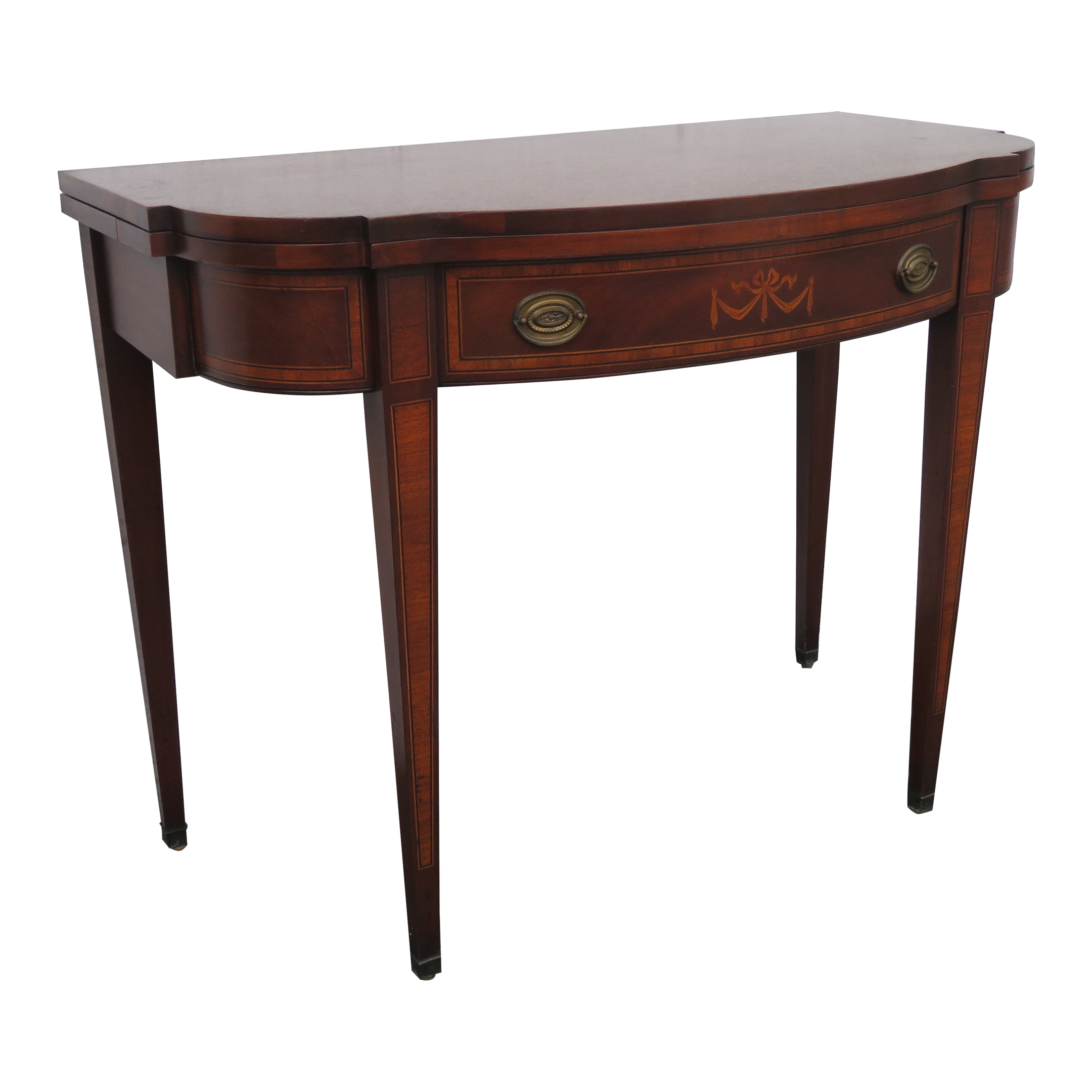 Inlay Extension Console Card Dinette Dining Extension Table | Chairish