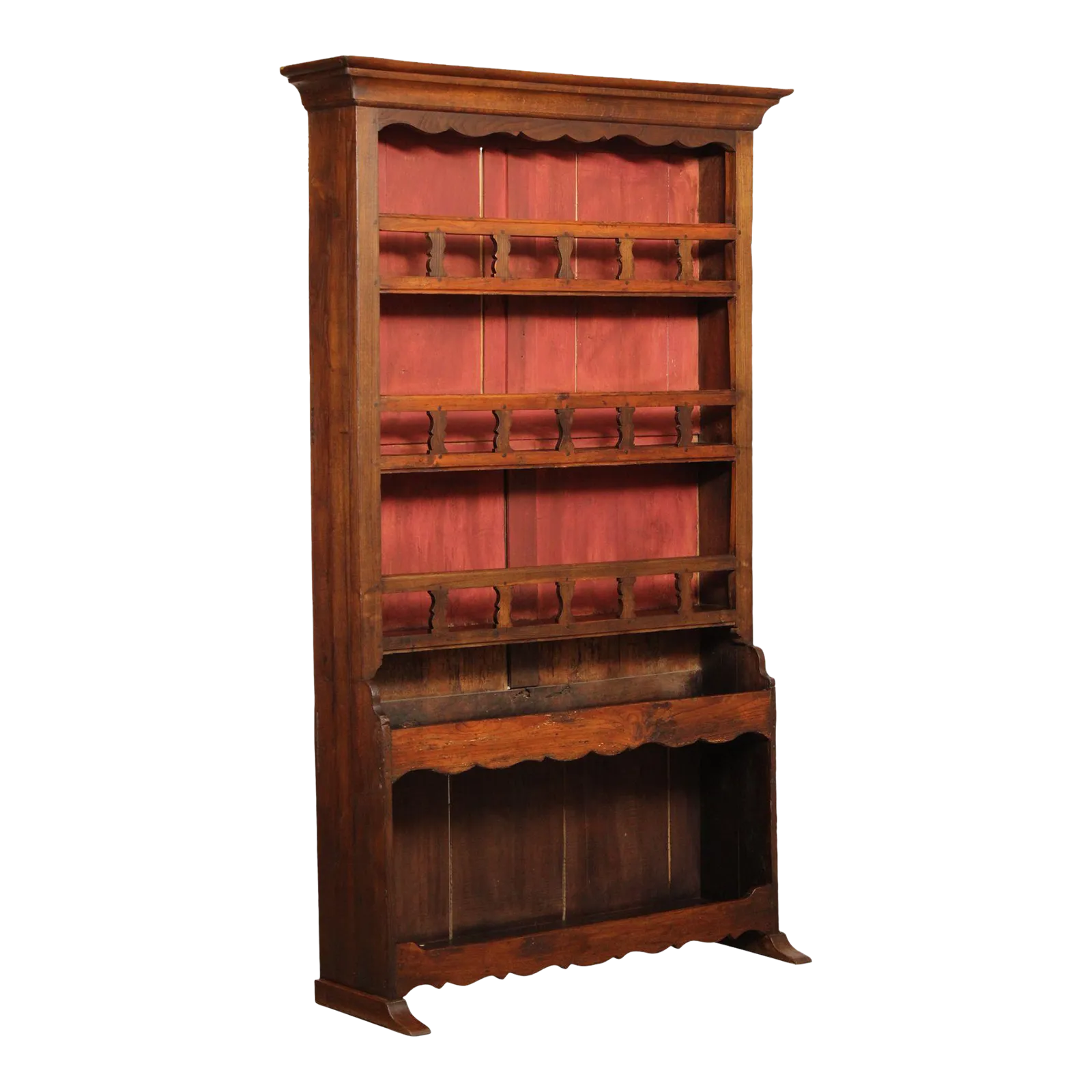 Antique French Country Vaisselier Tall Plate Rack | Chairish