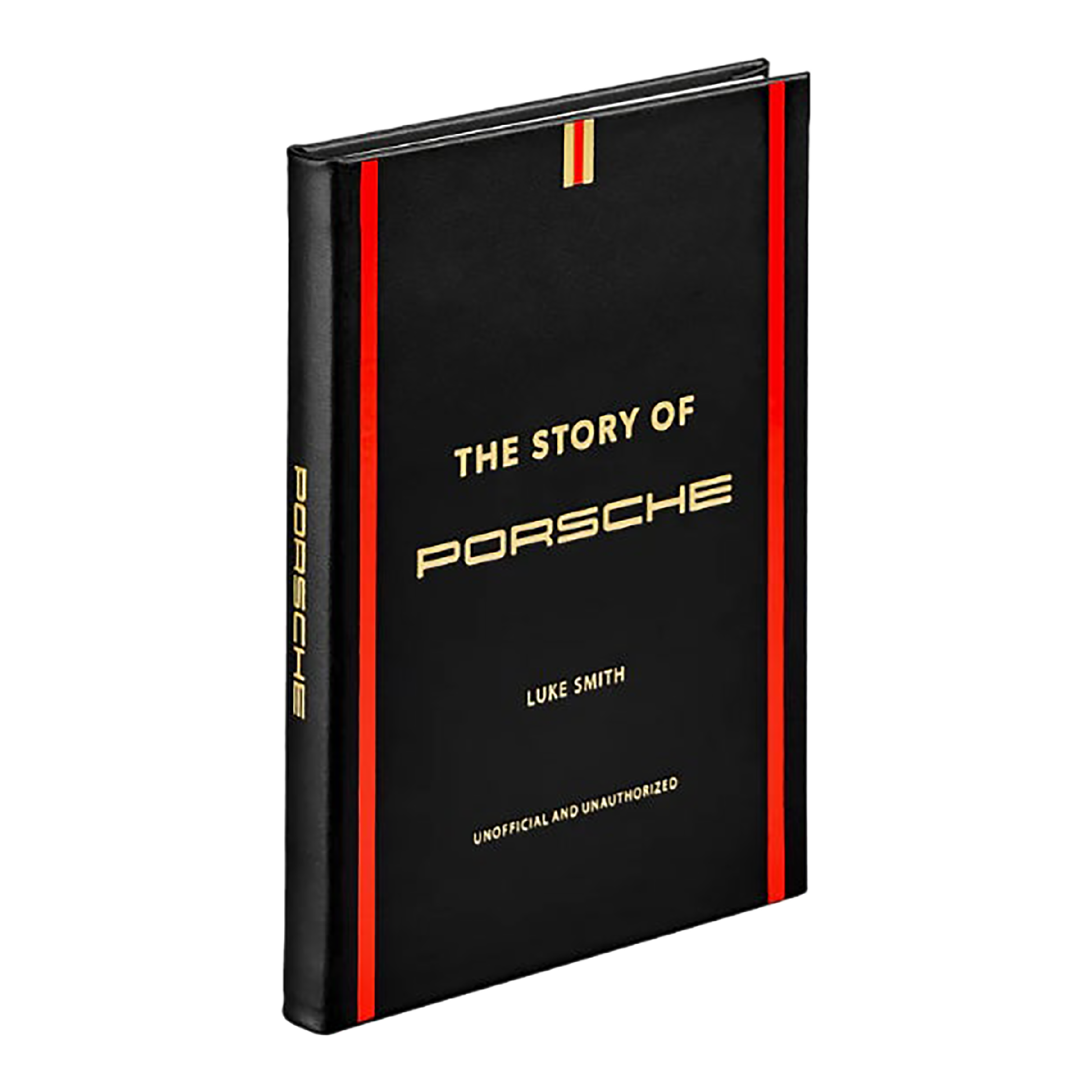 The Story of Porsche Leather Bound Book | Chairish