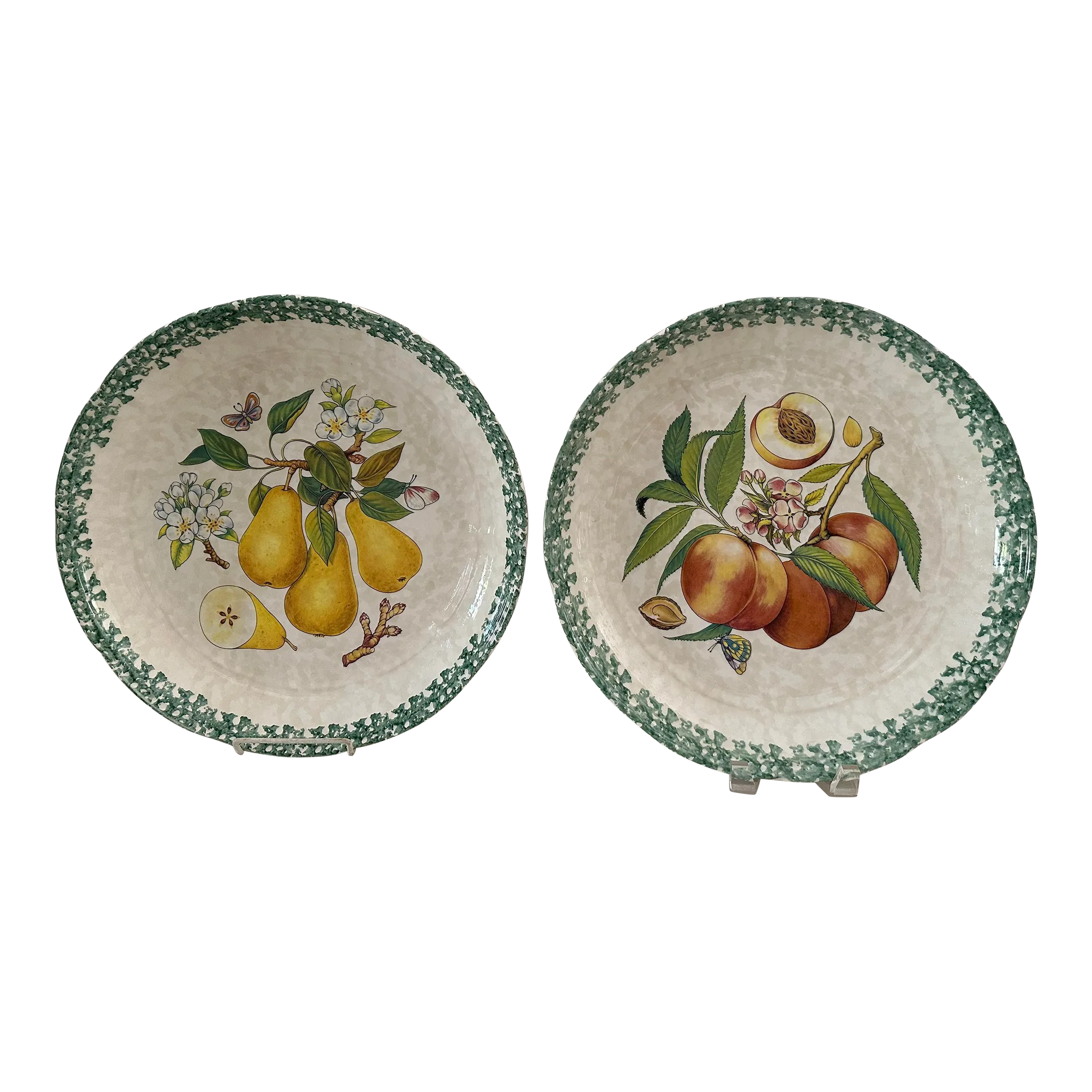 Italian Pair of Himark Pasta Bowls | Chairish