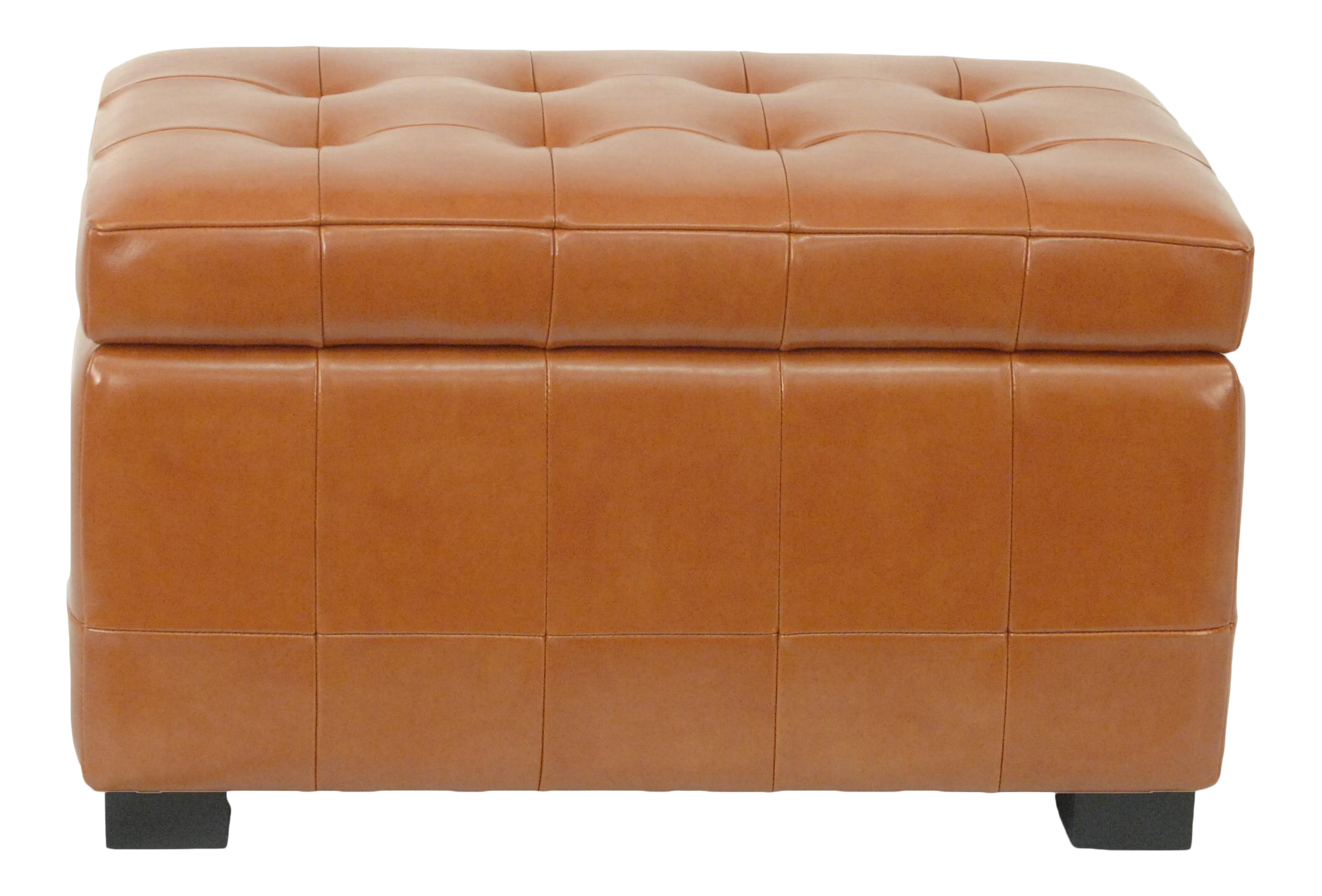 Roman Storage Bench in Saddle & Black | Chairish