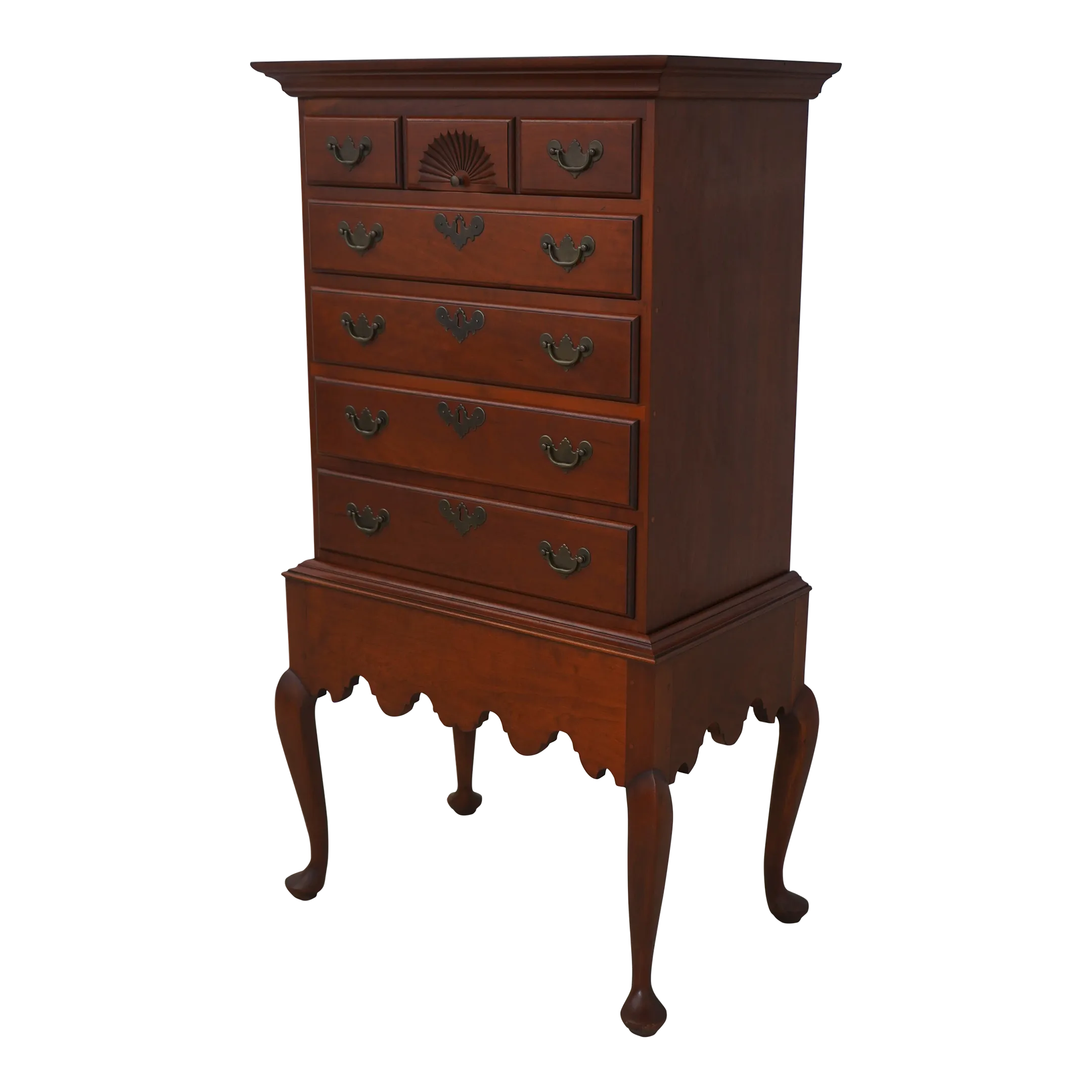 Eldred Wheeler Diminutive Cherry Chest on Chest | Chairish