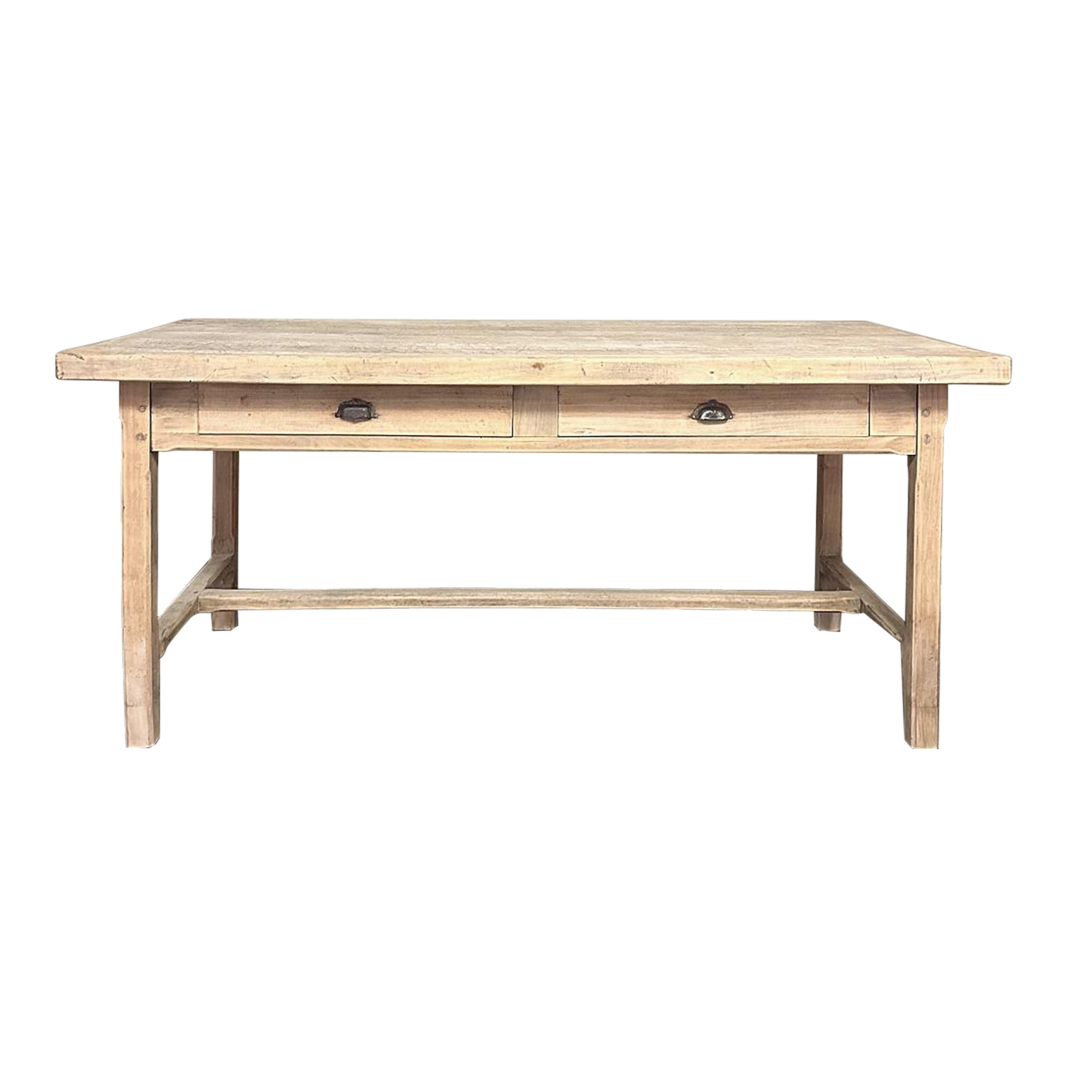 Antique Rustic Country French Cherrywood Table ~ Desk | Chairish