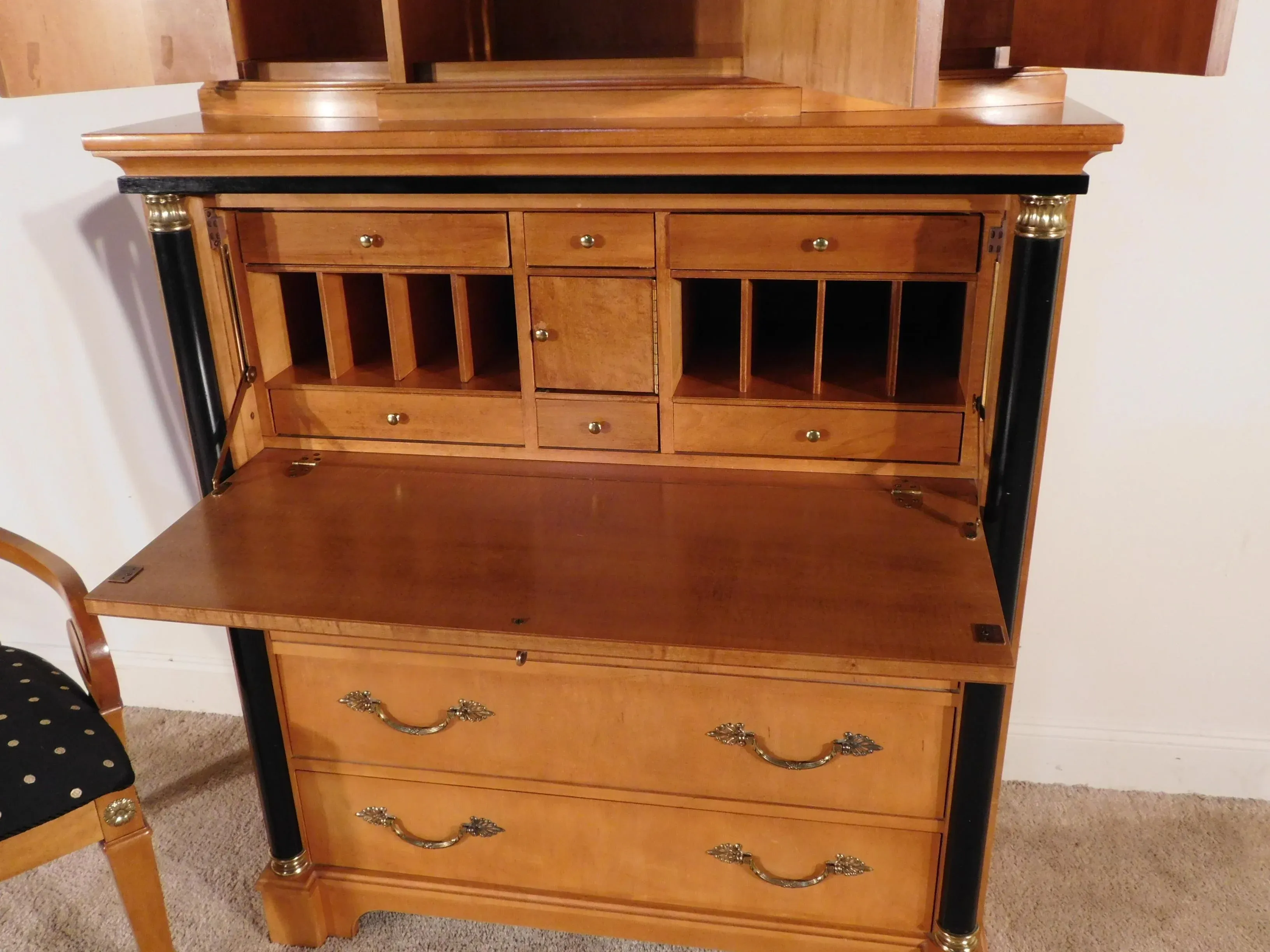 Thomasville secretary desk hutch store