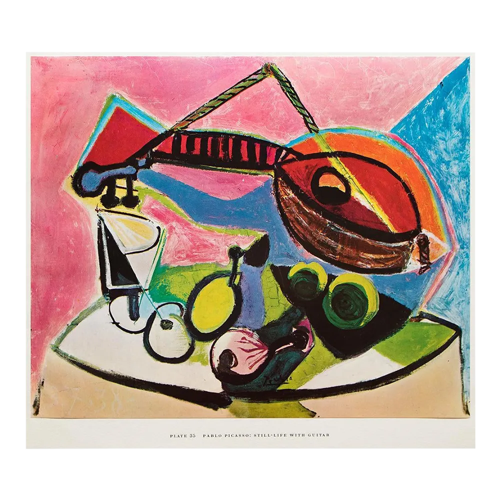 1950s After Pablo Picasso "Still-Life With Guitar", First Edition Swiss ...