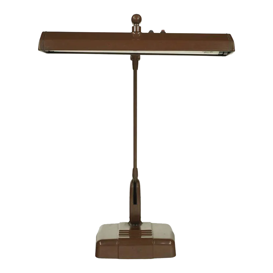1950s Mid Century Dazor Floating Portable Desk Lamp | Chairish