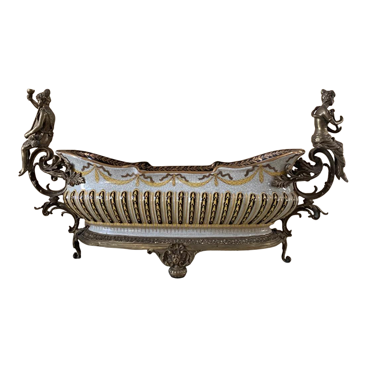 Vintage Mark Roberts Neoclassical Sevres Style Porcelain & Figural ...