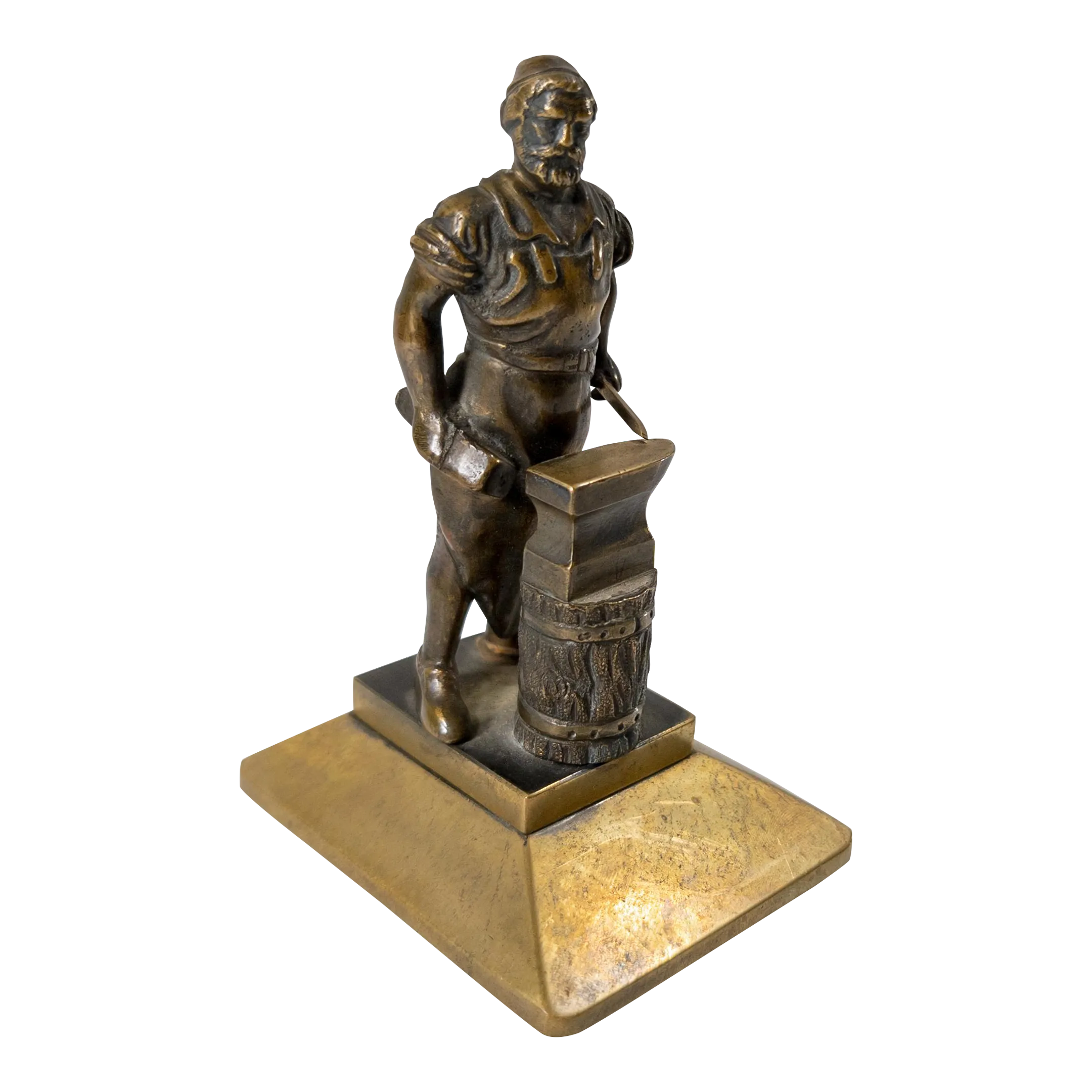 19th Century European Bronze of a Blacksmith After Wilhelm Albermann ...