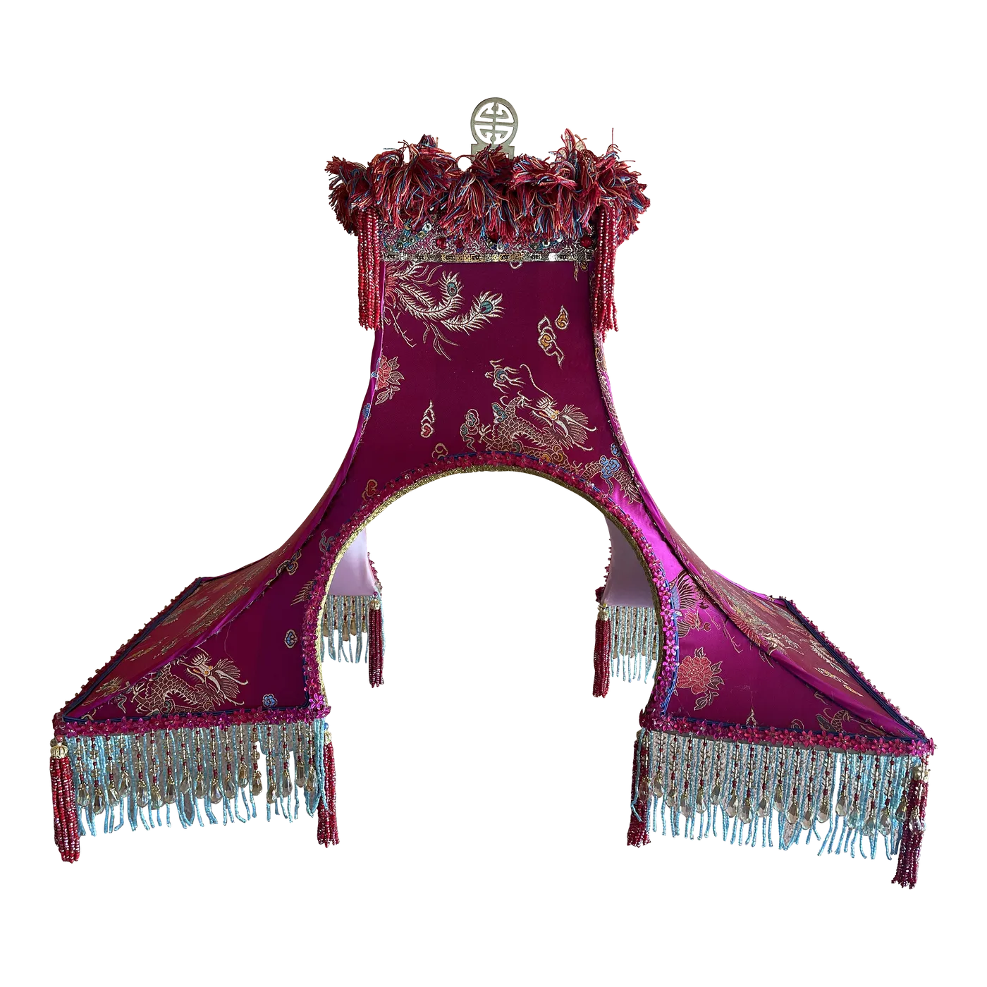 Early 21st Century Penny Long Couture Eiffel Tower Lamp Shade | Chairish